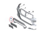 Genuine BMW 51-11-8-082-477 | F97 X3M, F98 X4M Front Towing Hitch Cover ...