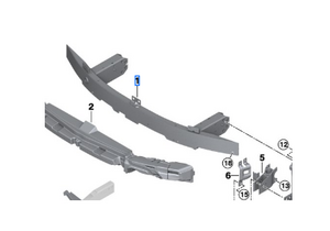 Genuine BMW 51-11-8-071-640 | Impact Bar | FREE Shipping on Most Orders ...