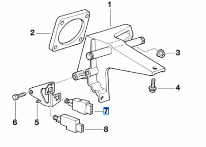 Genuine BMW 61-31-8-360-417 | Brake Light Switch | FREE Shipping on ...