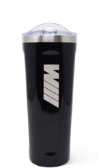 Genuine BMW 80-90-5-A9F-494 | BMW 20oz Quatro M Travel Tumbler - Black Sapphire Metallic | FREE ...
