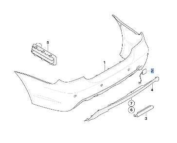 Genuine BMW 51-12-7-897-217 | Flap Towing Eye Primed (M Sport) | FREE ...