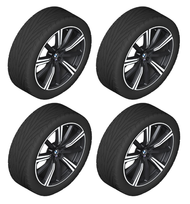 Genuine BMW 36-11-2-459-599 | G05 X5, G06 X6 M Performance 22" Style ...