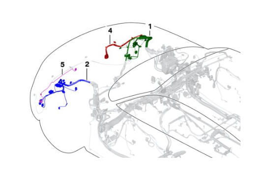 Genuine BMW 61-12-9-315-900 | Front Right Repair Wiring Set | FREE ...