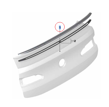 Genuine BMW 51-62-8-075-685 | F98 X4M Primed Rear Spoiler | FREE ...