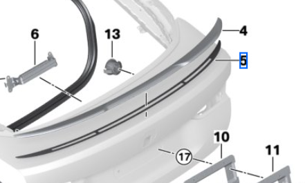 Genuine BMW 51-62-5-A35-A70 | Adhesive Tape for Rear Spoiler | FREE ...