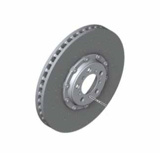 Genuine BMW 34-11-2-284-805 | Front Brake Rotor, Carbon Ceramic - Left ...