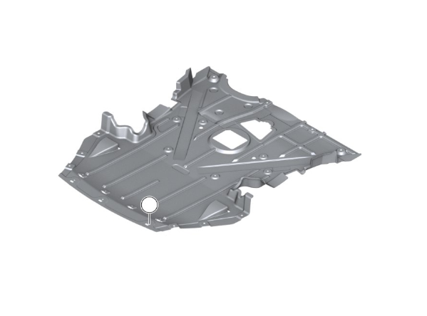 Genuine BMW 51-75-7-191-073 | Engine Encapsulation, Front | FREE ...