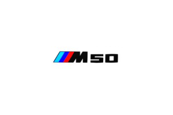 Genuine BMW 51-14-5-A92-E37 | M Performance Gloss Black M50i Emblem ...