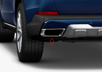 Genuine BMW 51-12-5-A5C-8E3 | Tailpipe Extension | FREE Shipping on ...