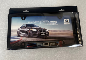 Genuine BMW 82-11-5-A75-DA6 | 50 Years M License Plate Frame | FREE ...