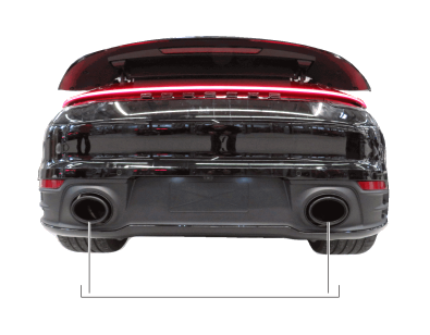 Genuine Porsche 992-044-210 |992 911 C2/C4 (2020+) Sports Exhaust ...