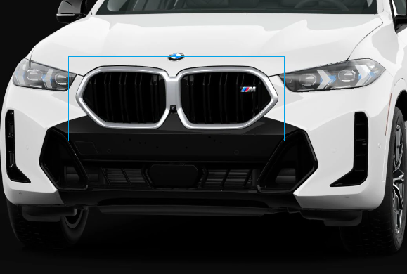 Genuine BMW 51-13-5-A35-D23 | G06 X6 LCI M60iX Front Grille | FREE ...