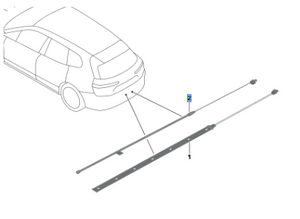 Genuine BMW 61-35-8-494-949 | Sensor lead, Smart Opener, Bottom | FREE ...