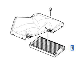 Genuine BMW 64-31-6-804-939 | Cabin Air Filter Set | FREE Shipping on ...