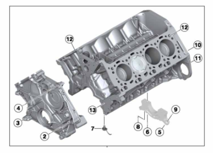 Genuine BMW 11-11-2-351-268 | Engine Block With Piston - S63 | FREE ...
