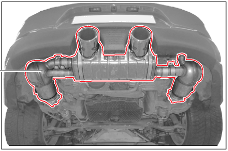Genuine Porsche 991-044-200-30 |991-2 911 (2017+) Sports Exhaust System ...