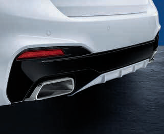 Genuine BMW 51-19-2-412-410 | M Performance Matte Black Bumper Trim ...