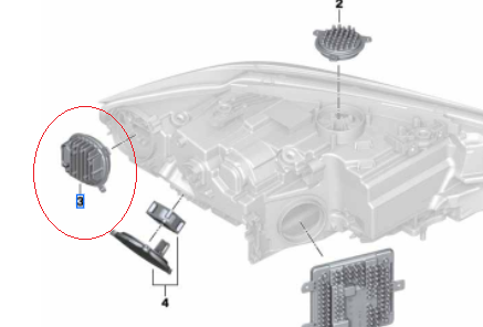 Genuine BMW 63-11-8-737-145 | LED Module, Turn Indicator/Daytime ...