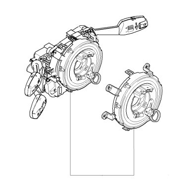 Genuine BMW 61-31-9-123-049 | Switch Unit Steering Column | FREE ...