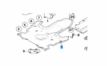Genuine BMW 51-75-7-154-147 | Underfloor Coating Center | FREE Shipping ...