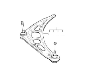 Genuine BMW 31-12-2-343-353 | Repair Kit Wishbone, Left | FREE Shipping ...