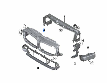Genuine BMW 51-13-8-080-593 | Air Duct, Top (M) | FREE Shipping on Most ...