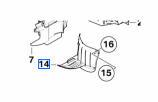 Genuine BMW 51-71-2-694-899 | Lower Left Engine Compartment Cover ...