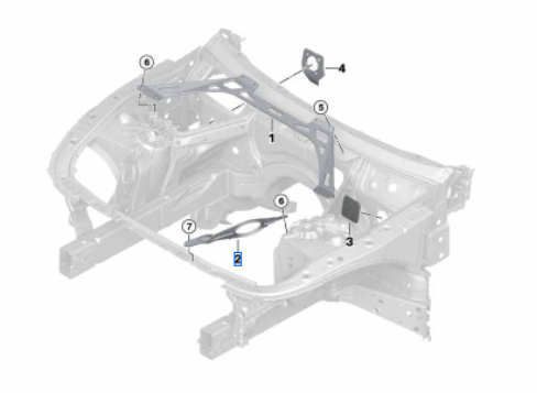 Genuine BMW 51-61-8-081-735 | Strut Tower Brace - Left | FREE Shipping ...