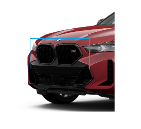 Genuine BMW 51-13-5-A38-883 | G06 X6 LCI M60iX Black Shadowline Front ...