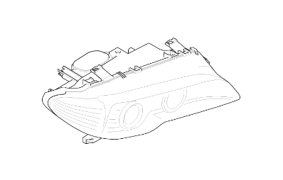 Genuine BMW 63-12-7-165-952 | Bi-Xenon Headlight AKL - Right | FREE ...