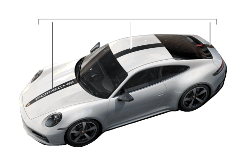 Genuine Porsche 992-044-820-50-041 |992 911 (2019+) Motor Sports Decal ...