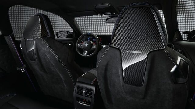 Genuine BMW 52-10-5-A40-303 | M Performance Alcantara & Gloss Carbon Fiber Seat Back Set - G42 ...