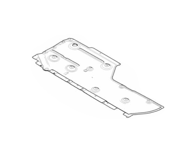 Genuine BMW 51-75-8-042-982 | Lateral Under-Body Shield - Right | FREE ...