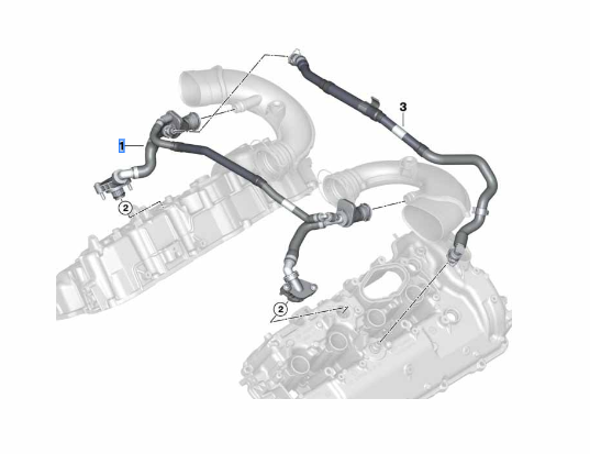 Genuine BMW 11-15-8-635-529 | Crankcase Ventilation Set | FREE Shipping ...