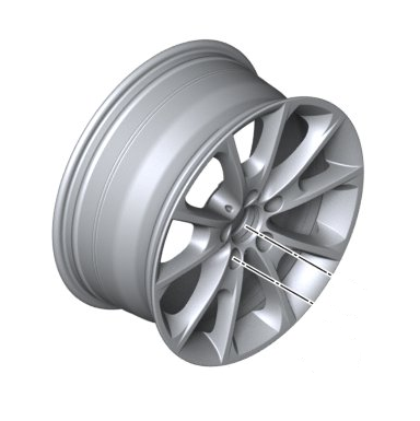 Genuine BMW 36-11-6-874-819 | Disk Wheel Light Alloy - Orbit Grey ...