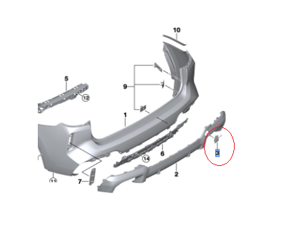 Genuine BMW 51-12-5-A45-EE2 | Tow Eye Cap, Black | FREE Shipping on ...