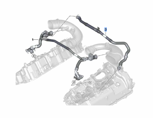 Genuine BMW 11-15-8-601-619 | Crankcase Ventilation Intake Pipe | FREE ...