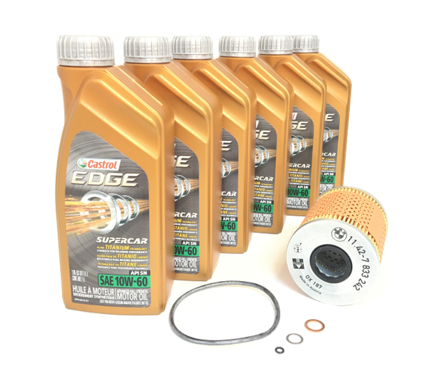 Genuine BMW PKE46M3OIL3 E46 M3 Oil Change Kit With Castrol Edge Genuine BMW PKE46M3OIL3 E46 M3 Oil Change Kit With Castrol Edge