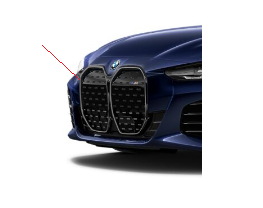 Genuine BMW 51-13-9-463-252c | Front Grille Assembly, Black (FRR/ICAM ...