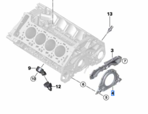Genuine BMW 11-14-8-483-798 | Cap With Shaft Seal | FREE Shipping on ...