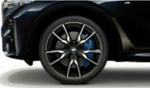 Genuine BMW 36-11-8-090-108 | 22" Style 755M V-Spoke Jet Black Light ...