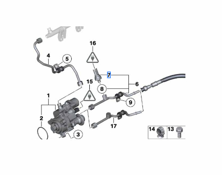 Genuine BMW 13-53-7-622-231 | Low Pressure Sensor | FREE Shipping on ...