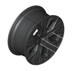Genuine BMW 36-11-5-A02-655 | 21" Style 1011 Black Aerodynamic Light ...