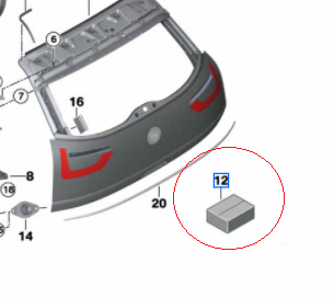 Genuine BMW 51-00-7-398-374 | Mounting Kit Trunk Trim | FREE Shipping ...