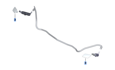 Genuine BMW 51-11-7-347-666 | Headlamp Washer Trim Cover Set | FREE ...