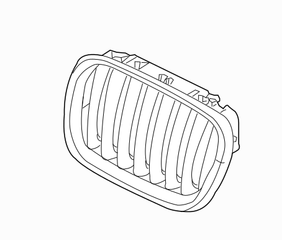 Genuine BMW 51-13-7-157-687 | Grille - Left | FREE Shipping on Most ...