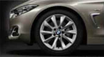 Genuine BMW 36-11-6-796-248 | 18" Style 415 Reflex Silver Light Alloy ...