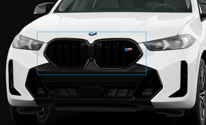 Genuine BMW 51-13-5-A38-883 | G06 X6 LCI M60iX Black Shadowline Front ...