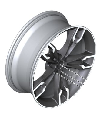 Genuine BMW 36-11-7-855-088 | G30 5 Series M Double Spoke 20" 668M Rim ...