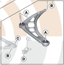 Genuine BMW 31-12-2-341-297 | Repair Kit Wishbone Left 319810 | FREE ...